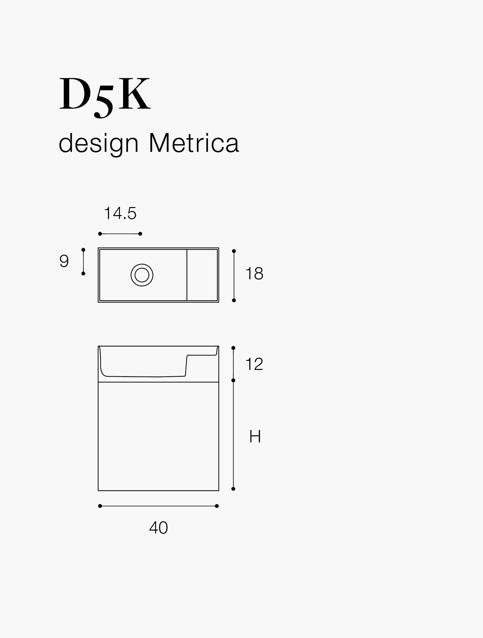 Washbasins | Falper guest bathroom
